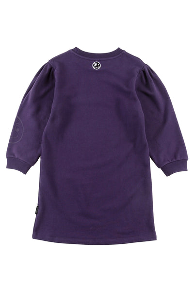 LOUD PURPLE INDIGO PUFF SLEEVES BLOOM DRESS – BellaKidsNY