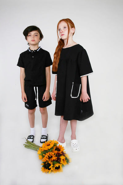 LOUD APPAREL BLACK SCENERY DRESS – BellaKidsNY