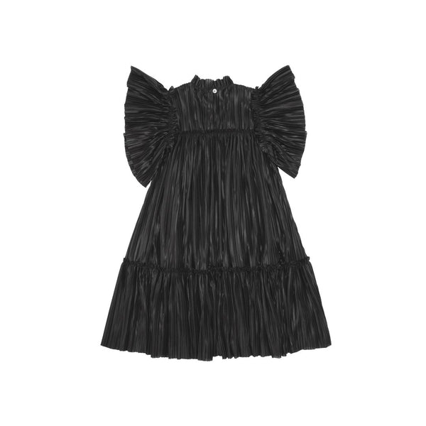 CHRISTINA ROHDE BLACK PLEATED DRESS – BellaKidsNY
